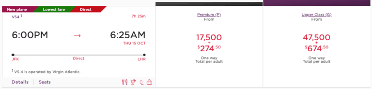 How to Redeem Virgin Atlantic Miles for Big Value - 10xTravel