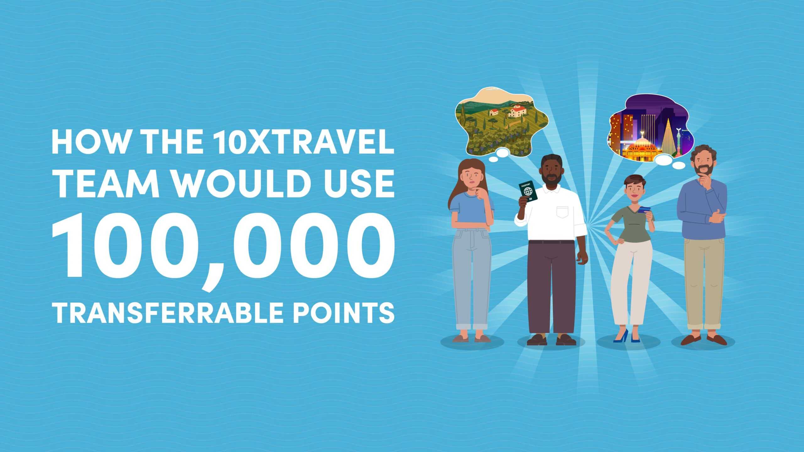 How the 10xTravel Team Would Use 100,000 Chase Ultimate Rewards Points