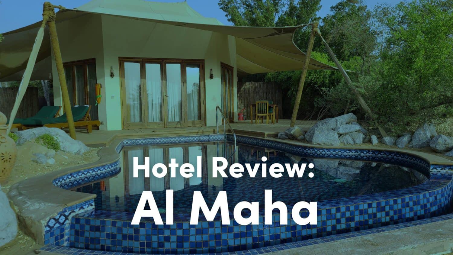 Luxury in the Desert: The Al Maha, a Luxury Collection Desert Resort ...