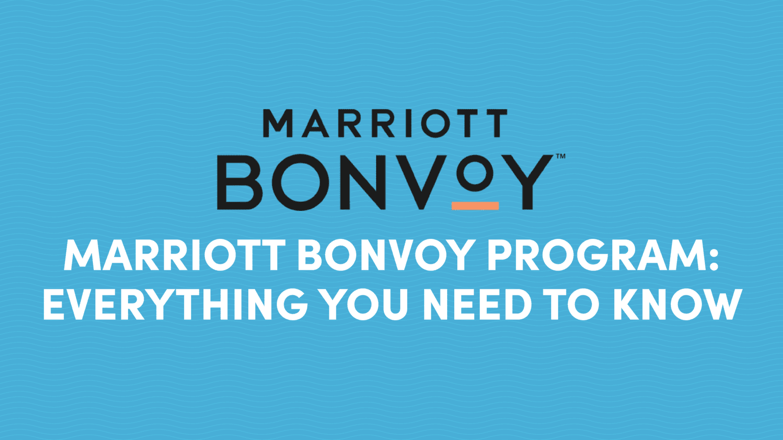 Marriott Bonvoy Rewards Program: Earning and Spending With Marriott ...