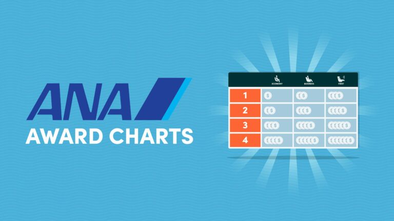 ANA Mileage Club Award Charts | 10xTravel