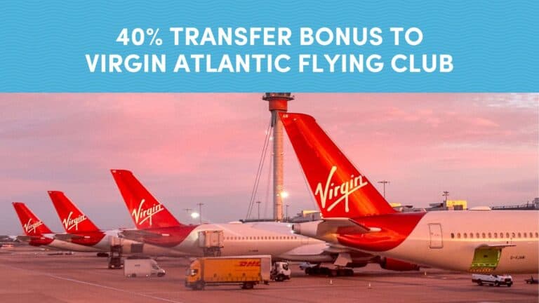 40% Transfer Bonus to Virgin Atlantic Flying Club | 10xTravel